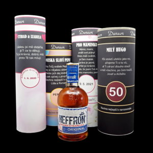 Heffron Original – dárkové balení alkoholu s potiskem na přání – Dareor ...