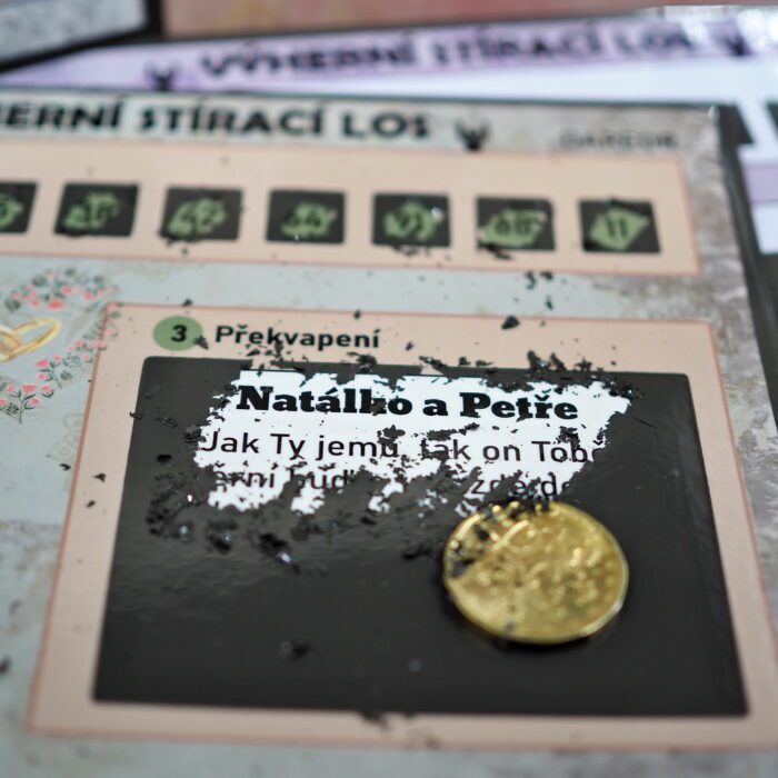 Svatební stírací los – jak originálně a vtipně darovat peníze ...